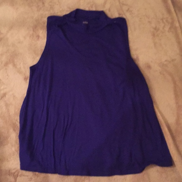 a.n.a | Tops | Bogo Ana Purple Choker Tank Xl | Poshmark